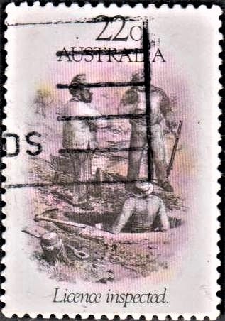Gold Rush Era : Australia - iStampGallery